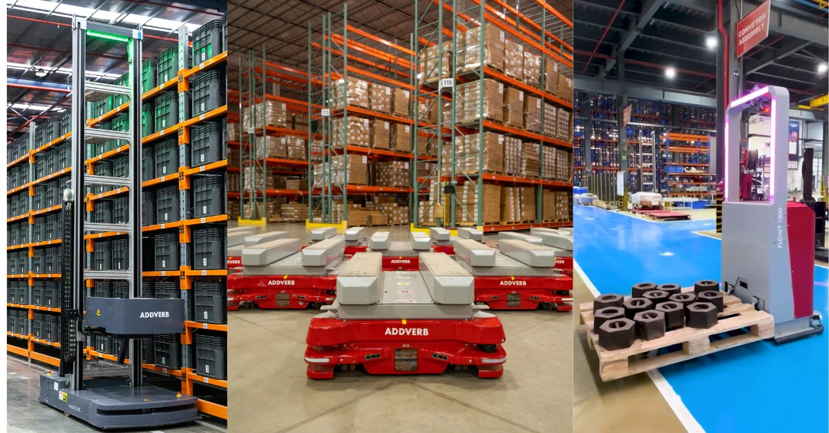 Mobile Robots for Smart Material Handling by Addverb